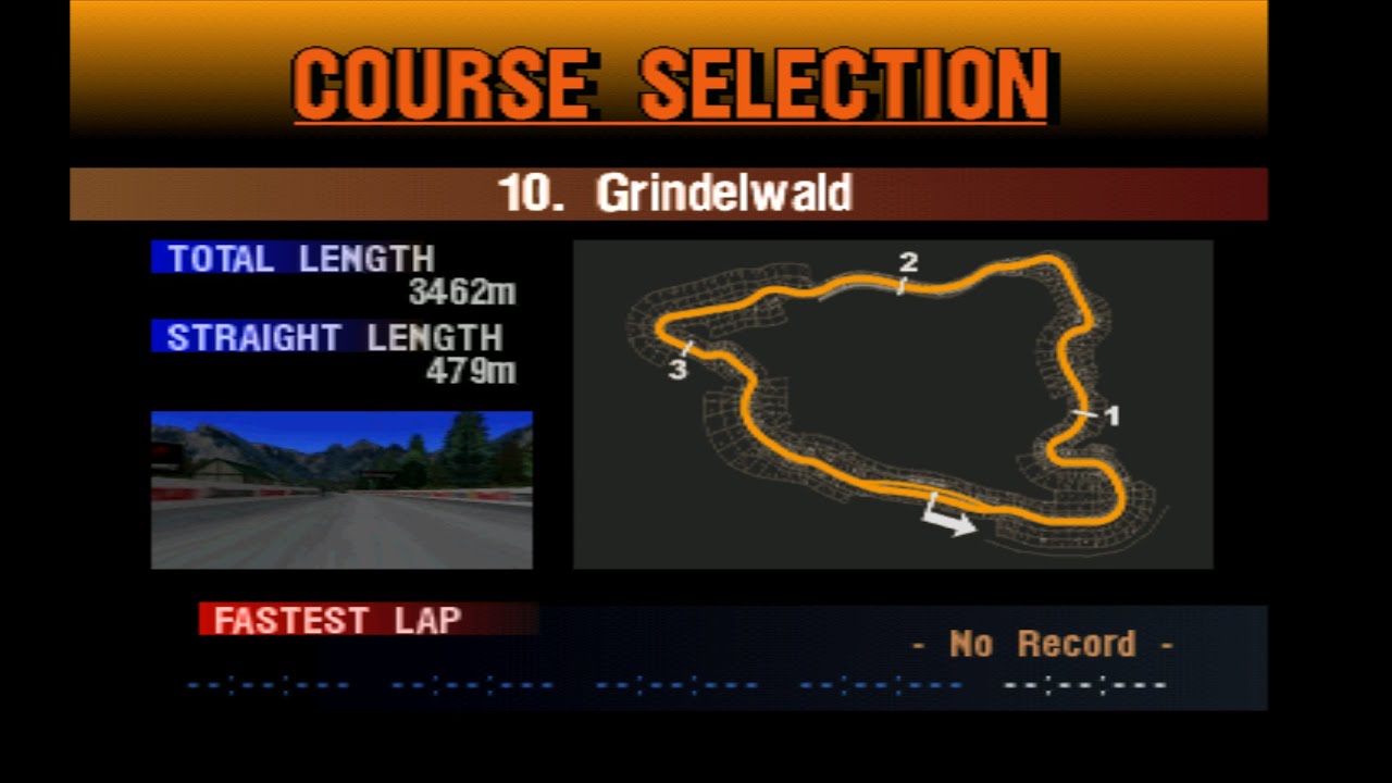 Gran Turismo 2 Japanese Arcade Mode Grindelwald - YouTube
