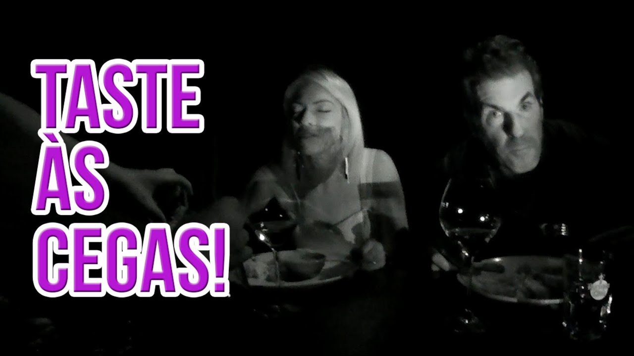 Um jantar no Dans le Noir de Paris, na França, o restaurante às escuras ...