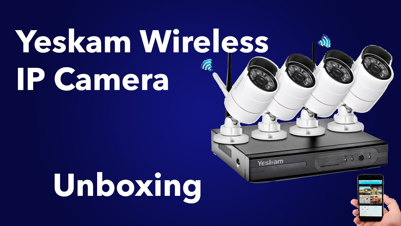 Yeskam Wireless Security Camera System 1080p - UNBOXING - YouTube