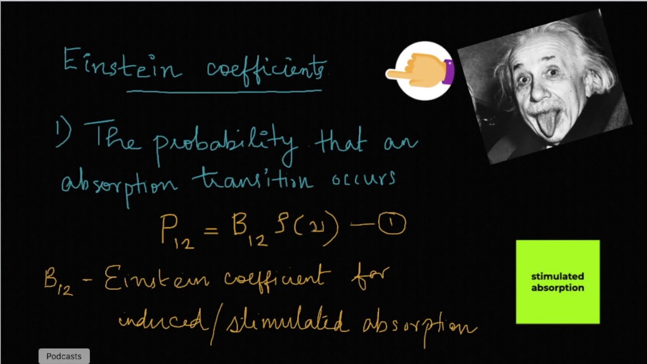Einstein coefficients (laser) - YouTube