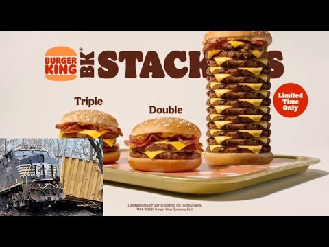 BK Stackers Burger Cheese (Railfan Meme) - YouTube