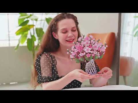 Handmade 3D Pop-Up Cherry Blossom Card | Perfect Gift for Any Occasion