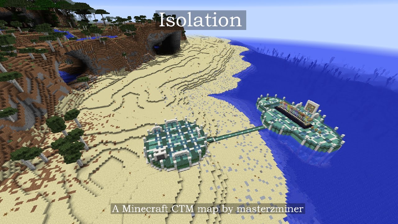 "Isolation" a Minecraft CTM map by masterzminer - YouTube