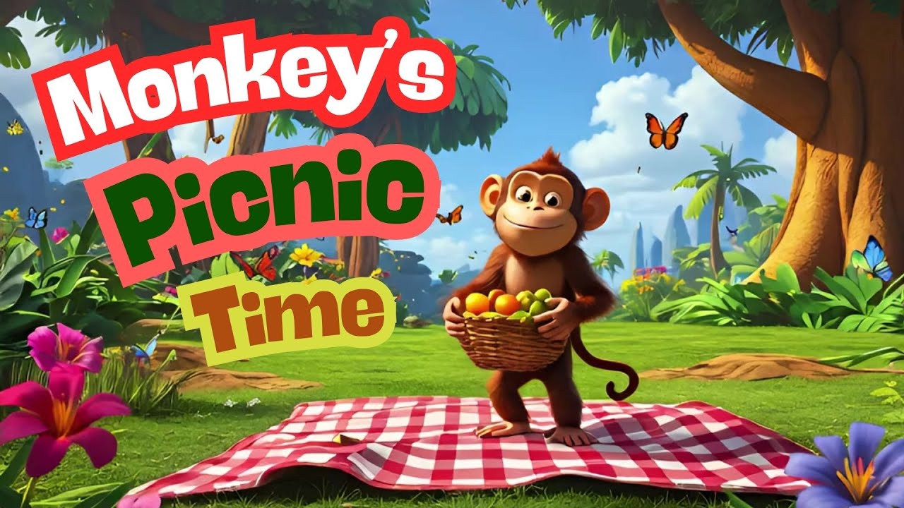 Monkey’s Picnic Song | Fun Animal Friends Sing-Along for Kids! - YouTube