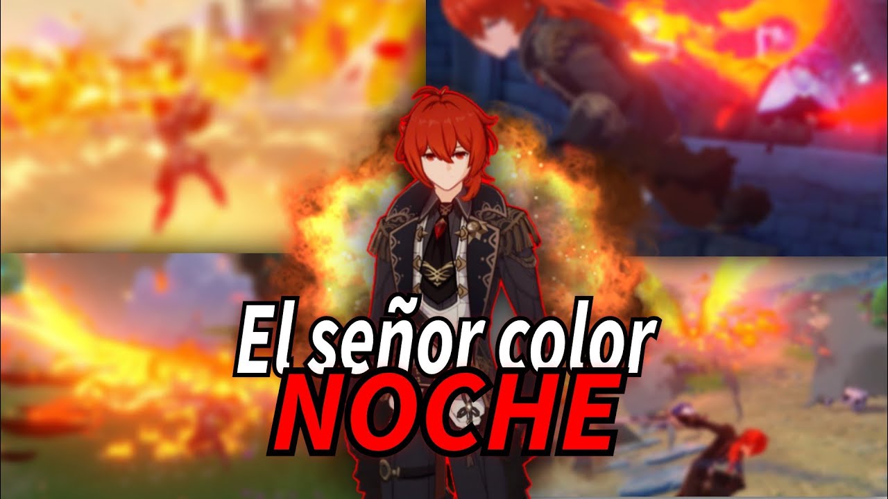 el señor color noche !!! (Diluc) el imparable - YouTube
