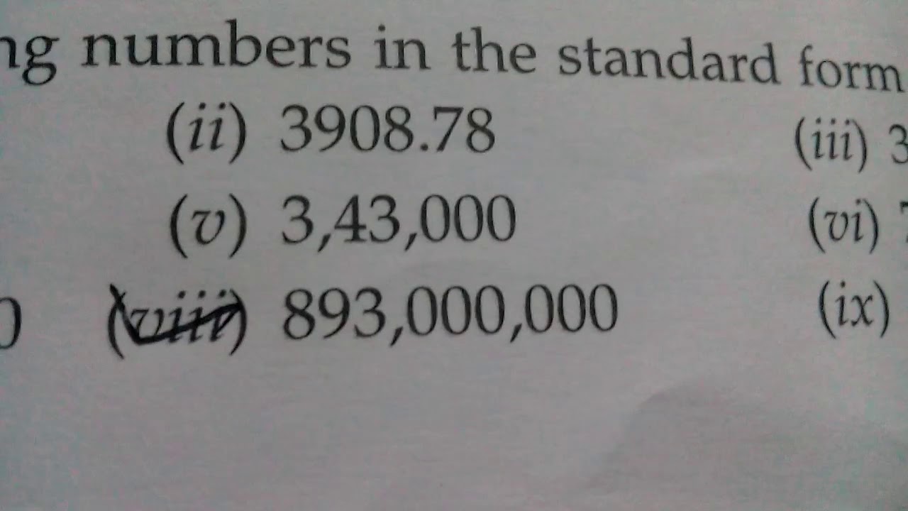 Convert To Standard Notation To Decimal Notation YouTube Convert To Standard Notation To Decimal Notation YouTube