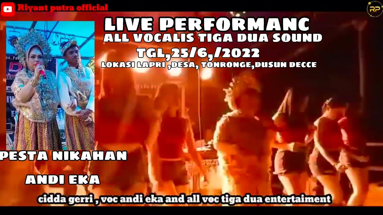 🔰 CIDDA GERRI ,voc, andi eka and all voc tiga dua entertaiment @riyantputraofficial766 - YouTube