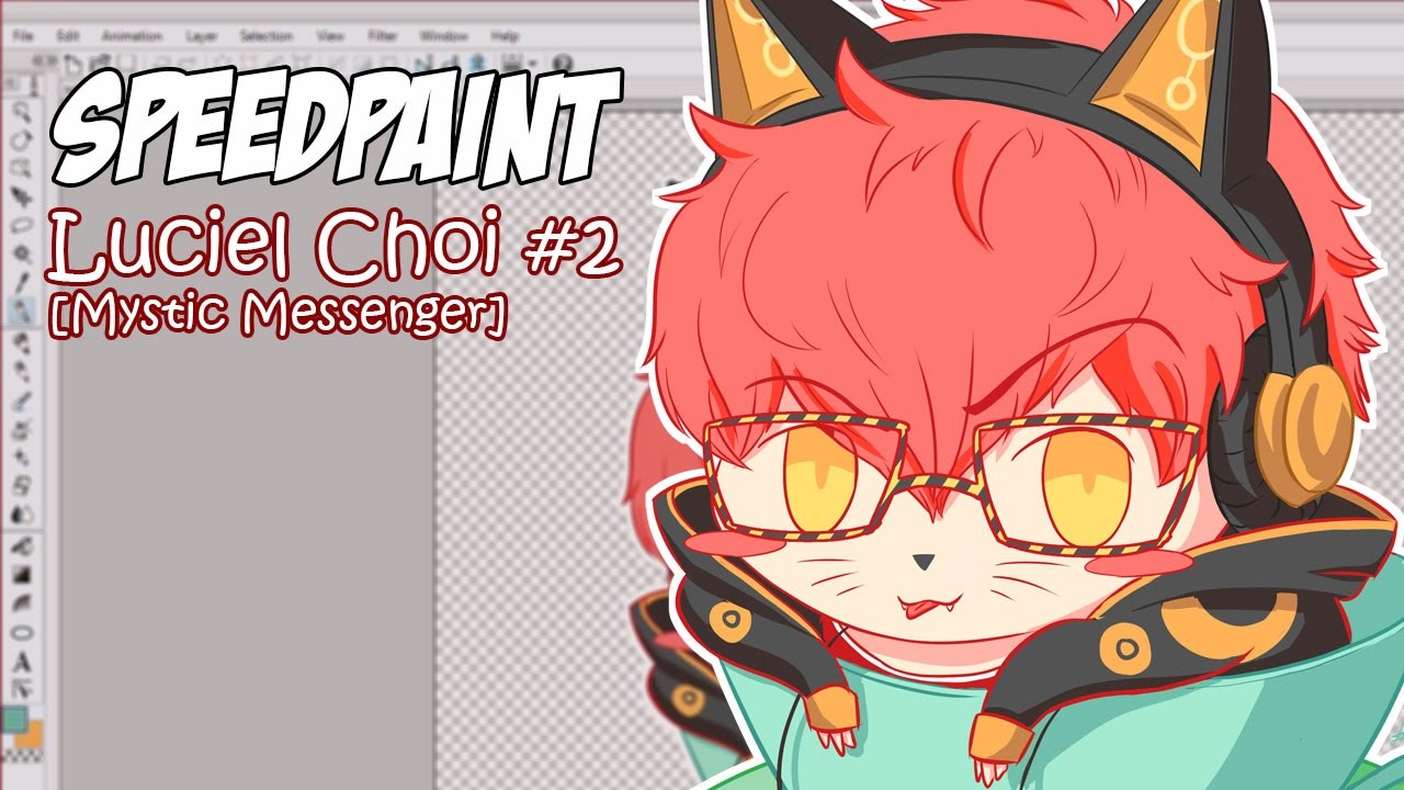 Chibi Luciel Choi/707 + Teacup | Inktober '16 Day#2 Speedpaint - YouTube