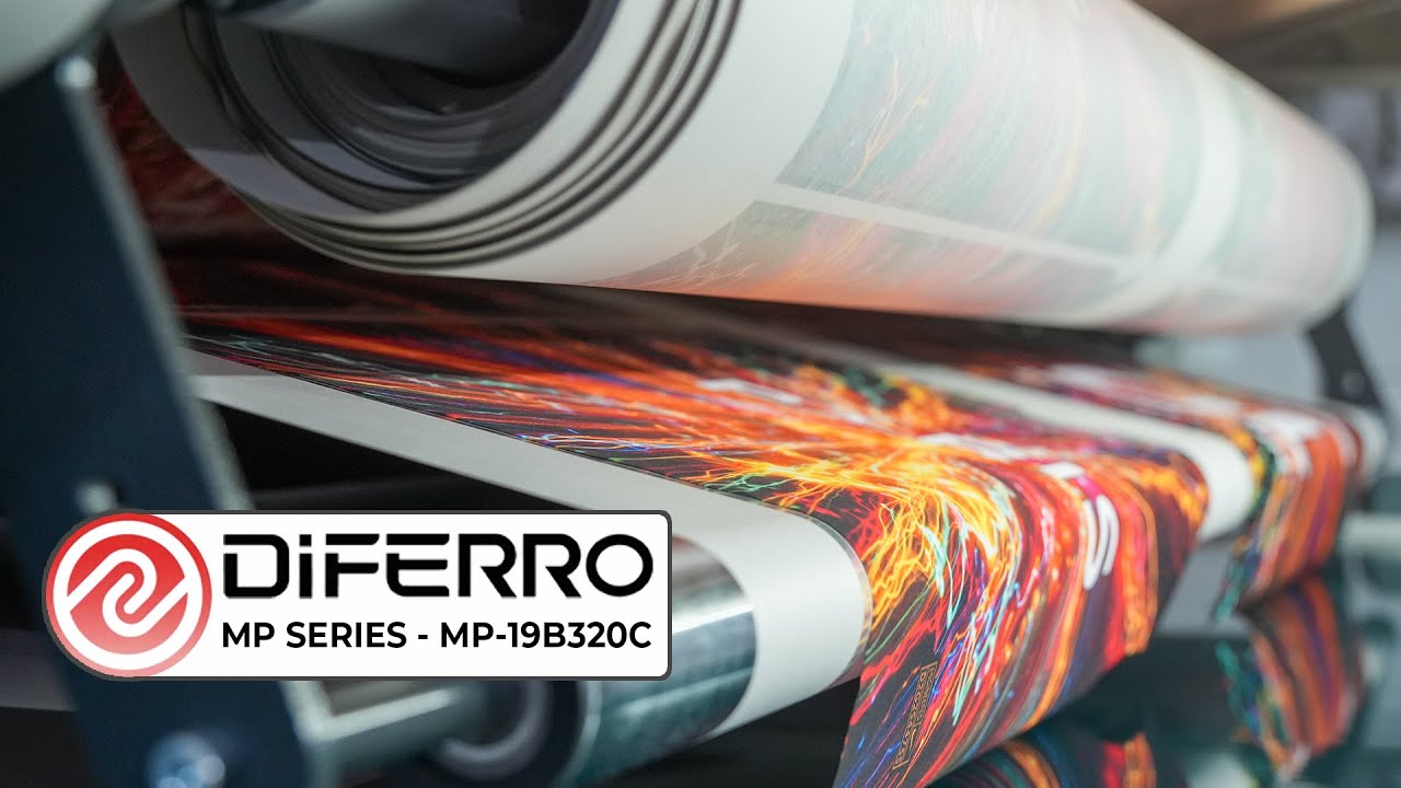 Diferro MP Series Piece & Roll to Roll Calendes Machine - YouTube