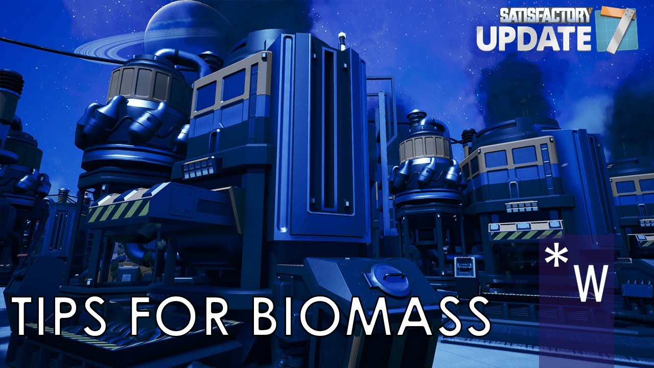 Tips for LOVING the BIOMASS Phase - Satisfactory - YouTube