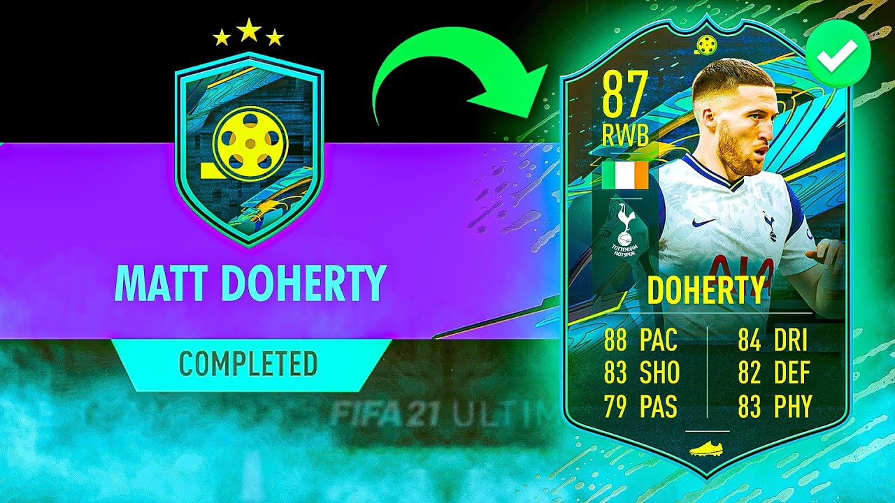 87 Moments Doherty Sbc Cheapest Solution Fifa21 87 Matt Doherty