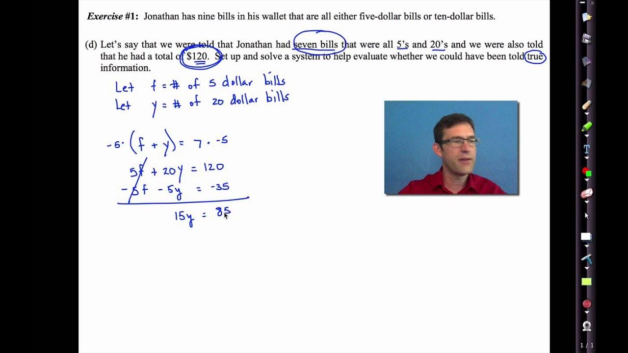 Common Core Algebra I.Unit #5.Lesson #5.Modeling with Systems of ...