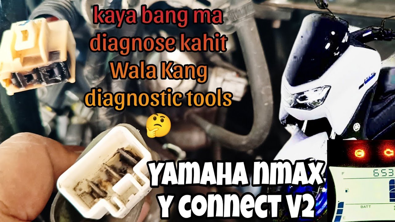 Yamaha nmax V2 Y connect check engine issue/ Pano mag diagnose Ng ...