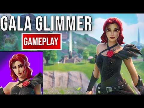New Gala Glimmer Skin Gameplay (Fortnite) - YouTube