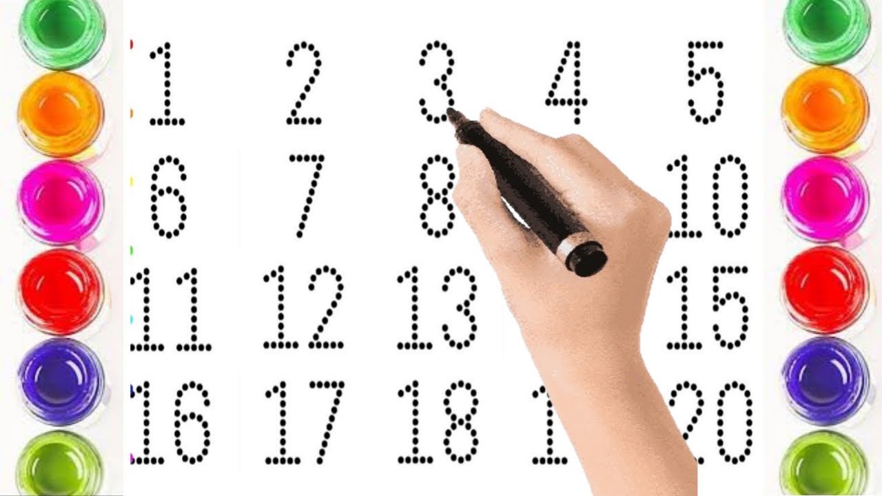 How to Learn Counting1234 Numbers * Counting for kids*Toodlers ...