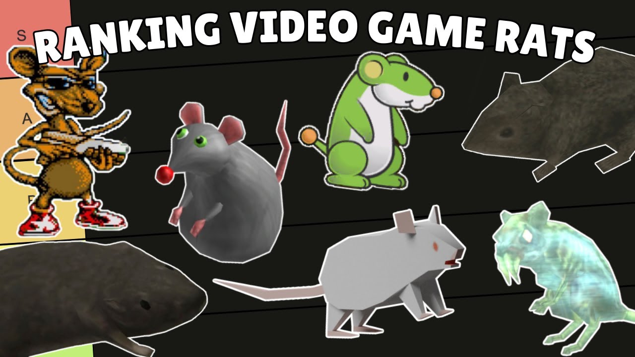 The ULTIMATE Video Game Rat Tier List - YouTube