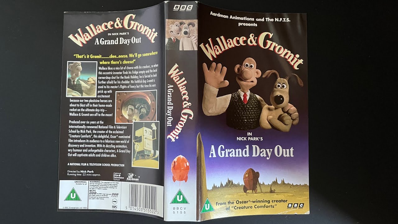 Opening & Closing to Wallace & Gromit: A Grand Day Out (1993 VHS UK ...