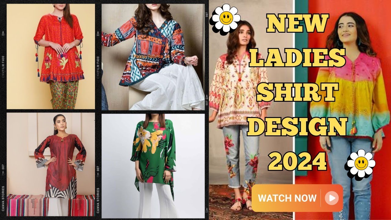 New Ladies Shirt Design 2024 /Trendy Ladies Shirt Designs 👚💖 / 👗💅 Shirt ...