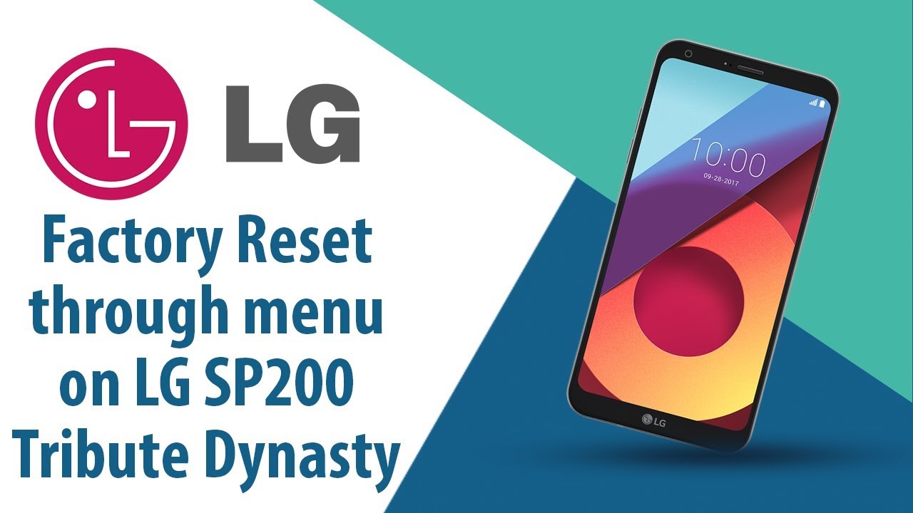 How to Factory Reset through menu on LG SP200 Tribute Dynasty? - YouTube