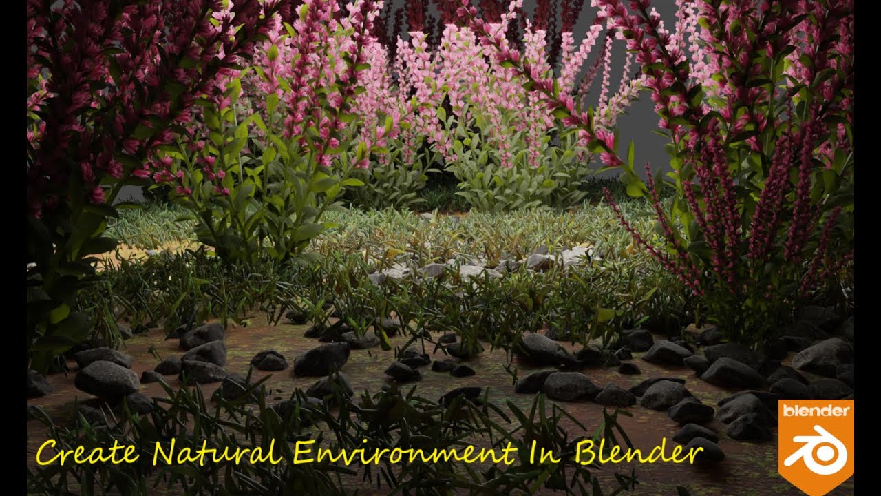 How To Create Natural Environments In Blender - YouTube