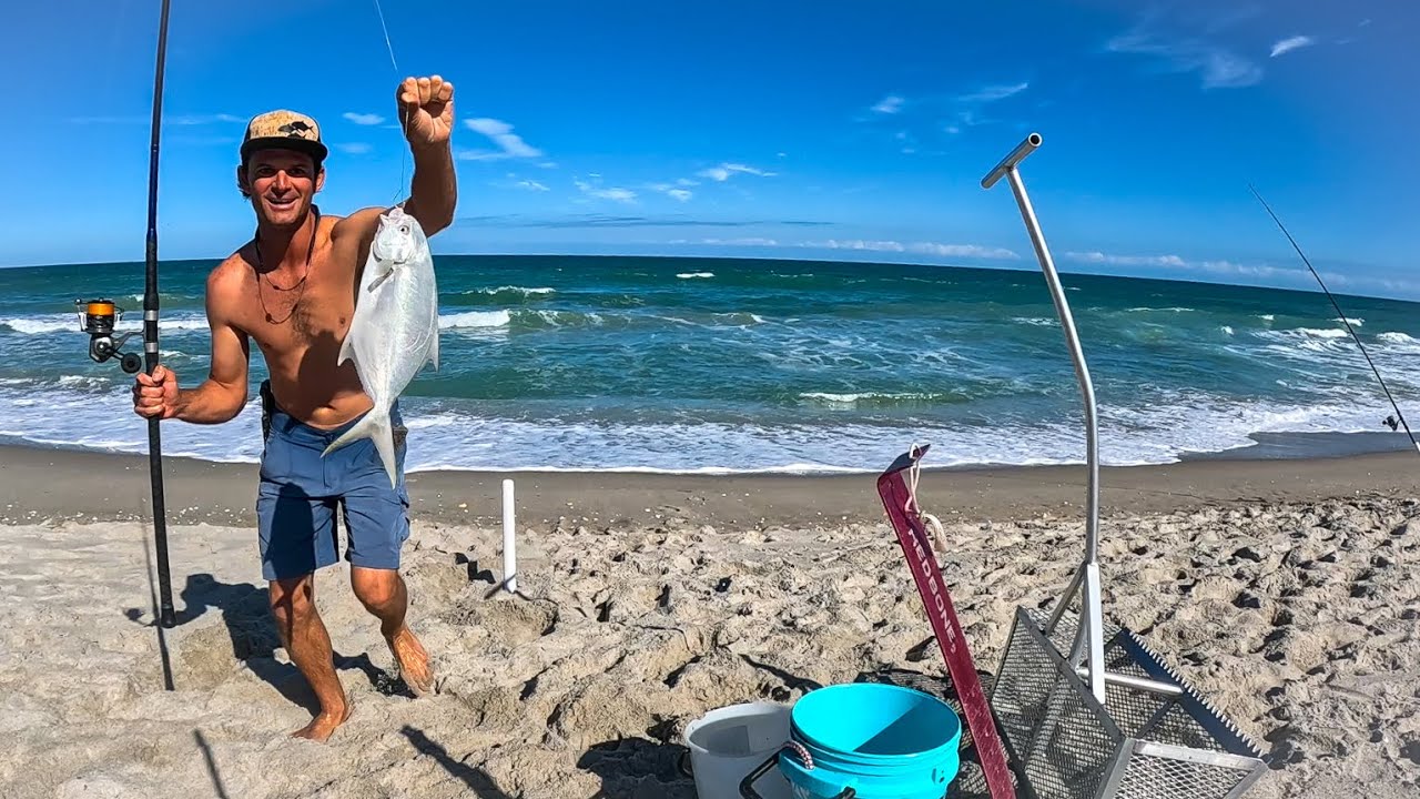 Pompano Fishing Tips and Tricks | Catch + Clean + Cook - YouTube