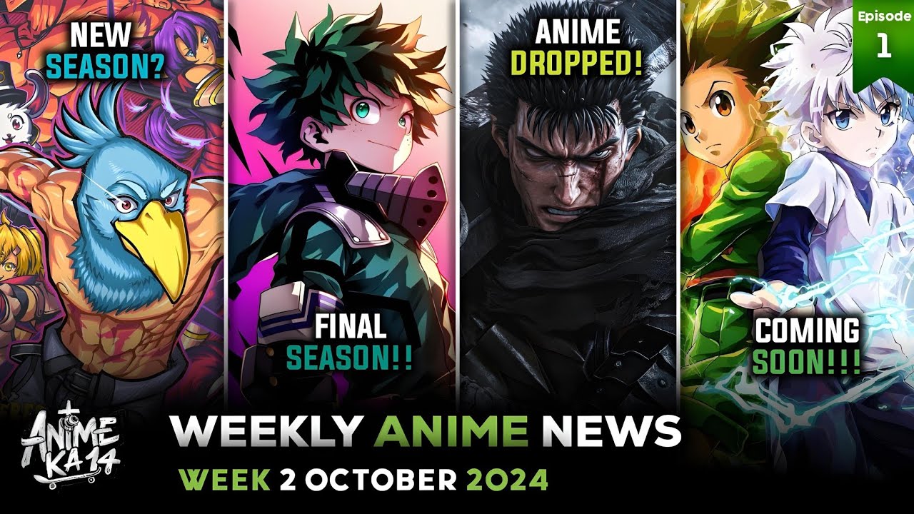 ANI NEWS | WEEKLY ANIME NEWS | OCTOBER 2ND WEEK | EPISODE 1 | AnimeKa14 ...