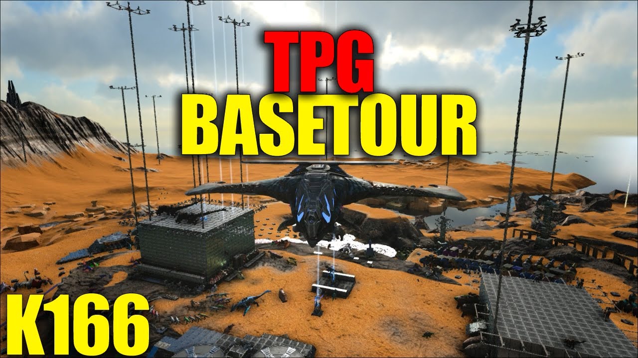 The Last Basetour of Megatribe TPG K166 | ARK Official PVP - YouTube