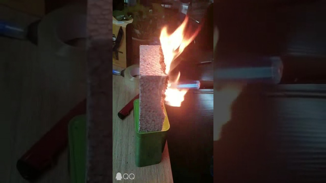 Phenolic Anti Fire EPS Blocks Fire Testing - YouTube