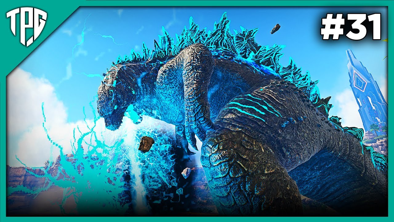 Taming the KING of MONSTERS, Godzilla 🔥🔥 ARK Crystal isles (Episode 31 ...