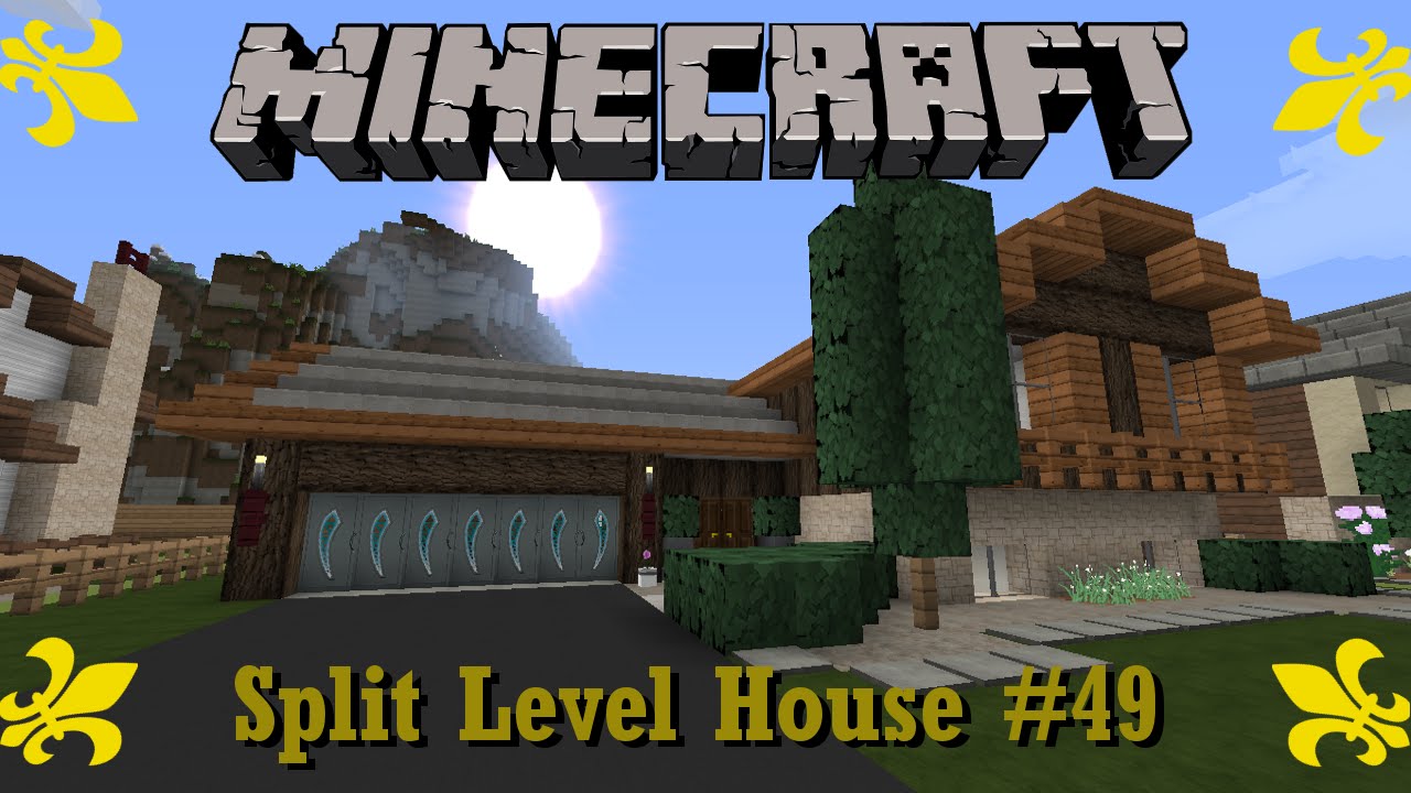 Minecraft: Split Level House Walkthrough # 49 (SuburbCraft Ep. 89 ...