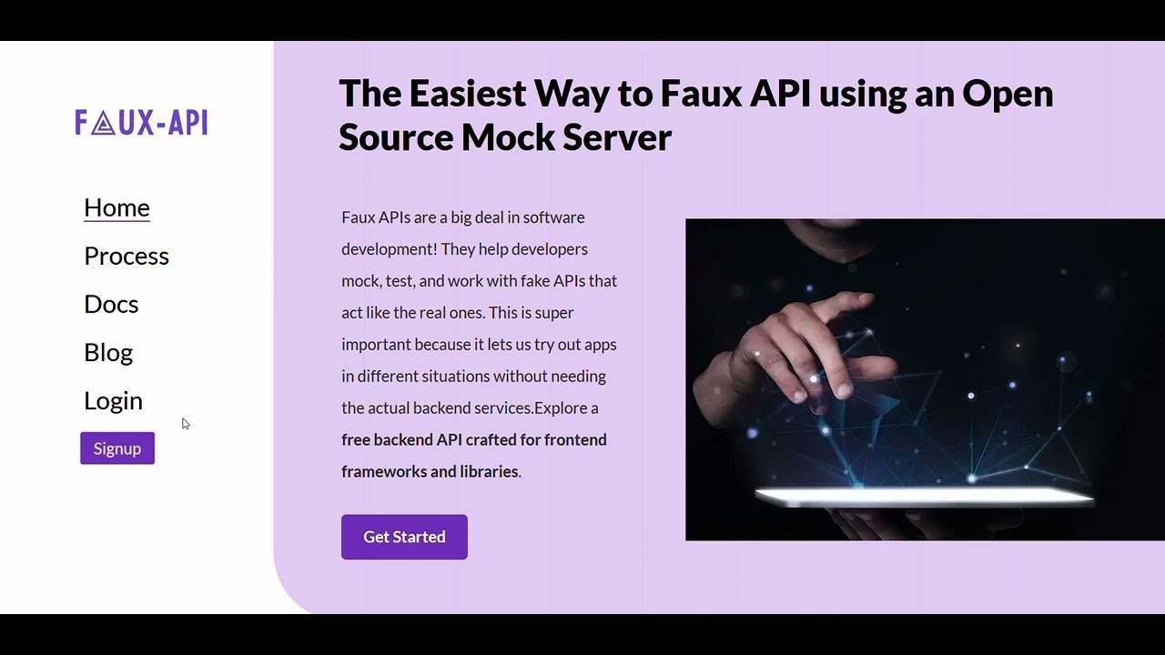 Faux API - Free mock API server with unlimited storage - YouTube