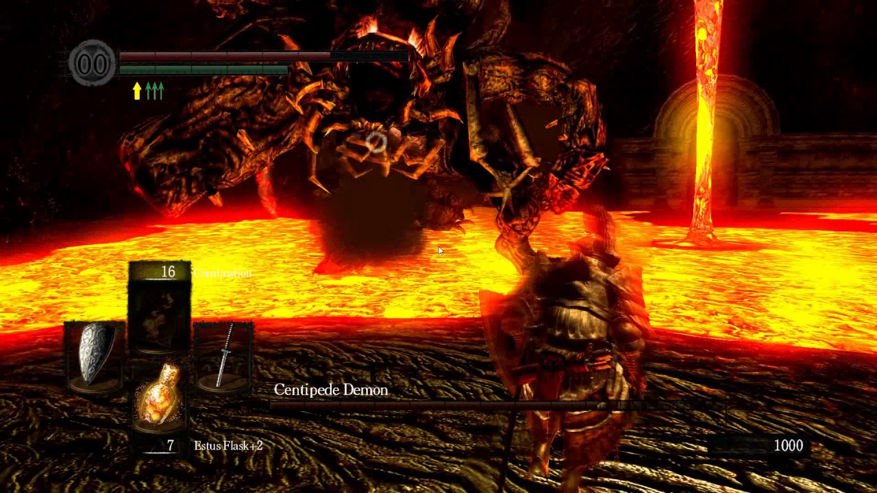 Dark Souls: Centipede Demon Boss - YouTube