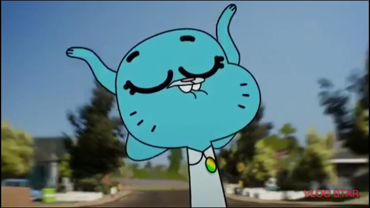 Gumball invisible car chase but with Mario kart Wii music - YouTube