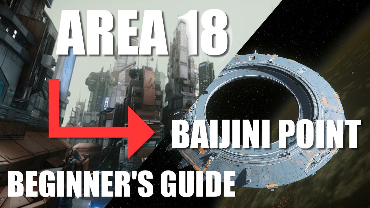 Star Citizen Tutorial: From Area 18 Habitation to Baijini Point - YouTube