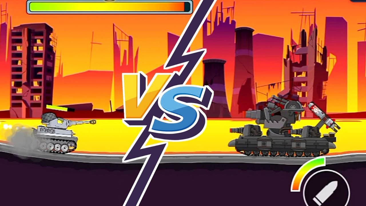 Tank Combat War Battle All Tank Max 100 VS Boss Tank Max Level 100 Tank ...