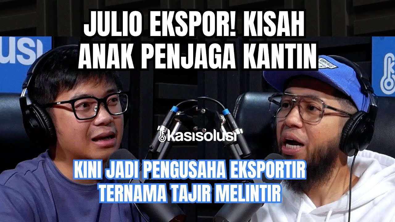 JULIO EKSPOR BONGKAR RAHASIA AGAR PRODUK LO LARIS DI LUAR NEGERI TANPA ORDAL - YouTube