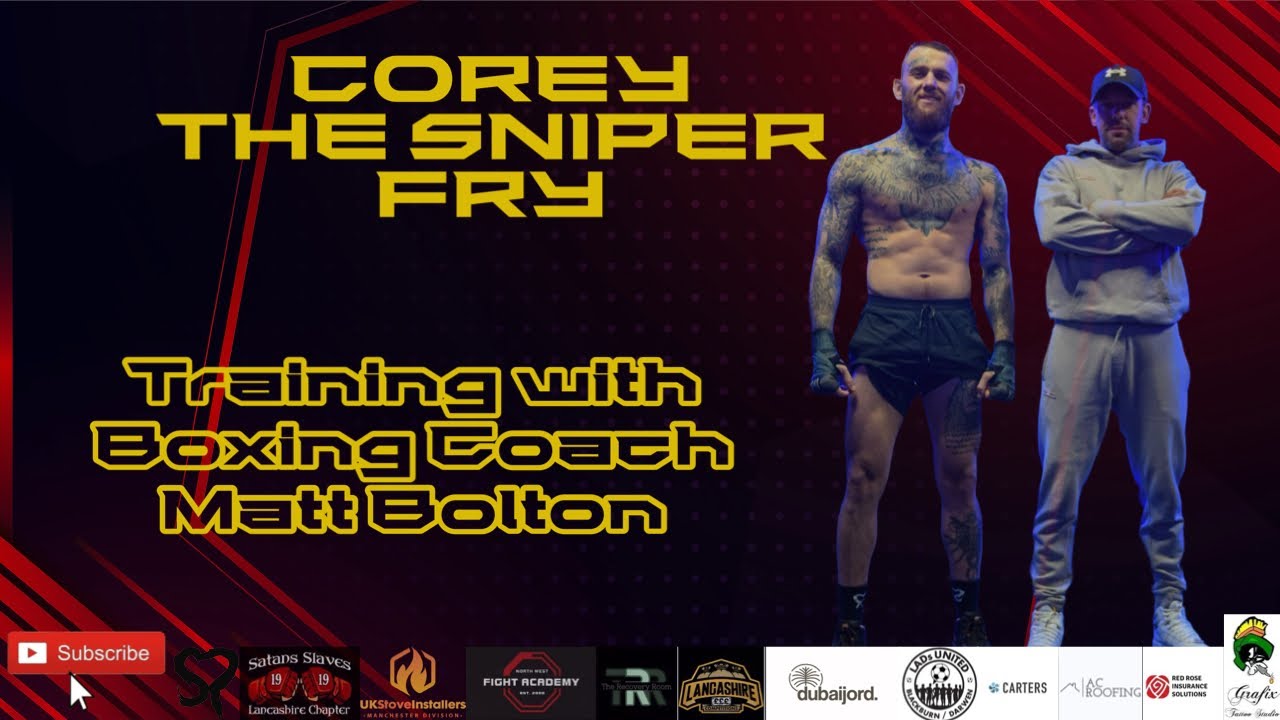 Corey Fry - Training with LEGENDARY boxing coach MATT BOLTON ...