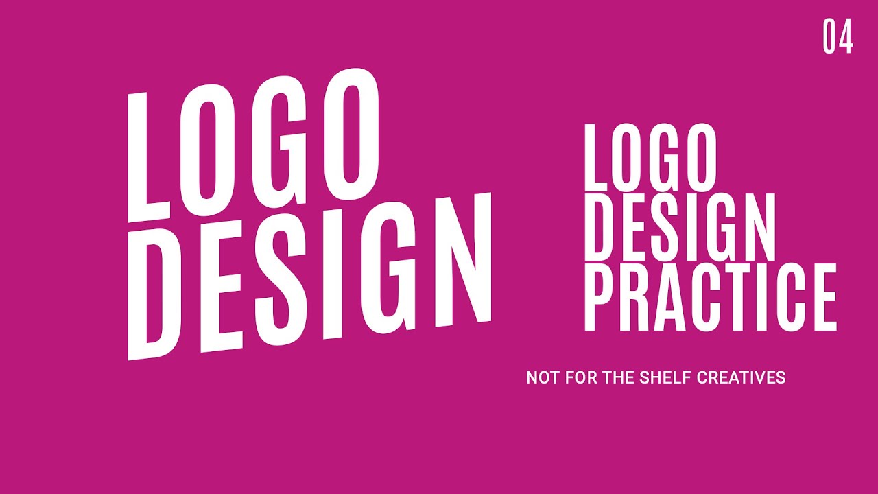 LOGO DESIGN PRACTICE | Graphic Design Practice Project Ideas! #4 - YouTube