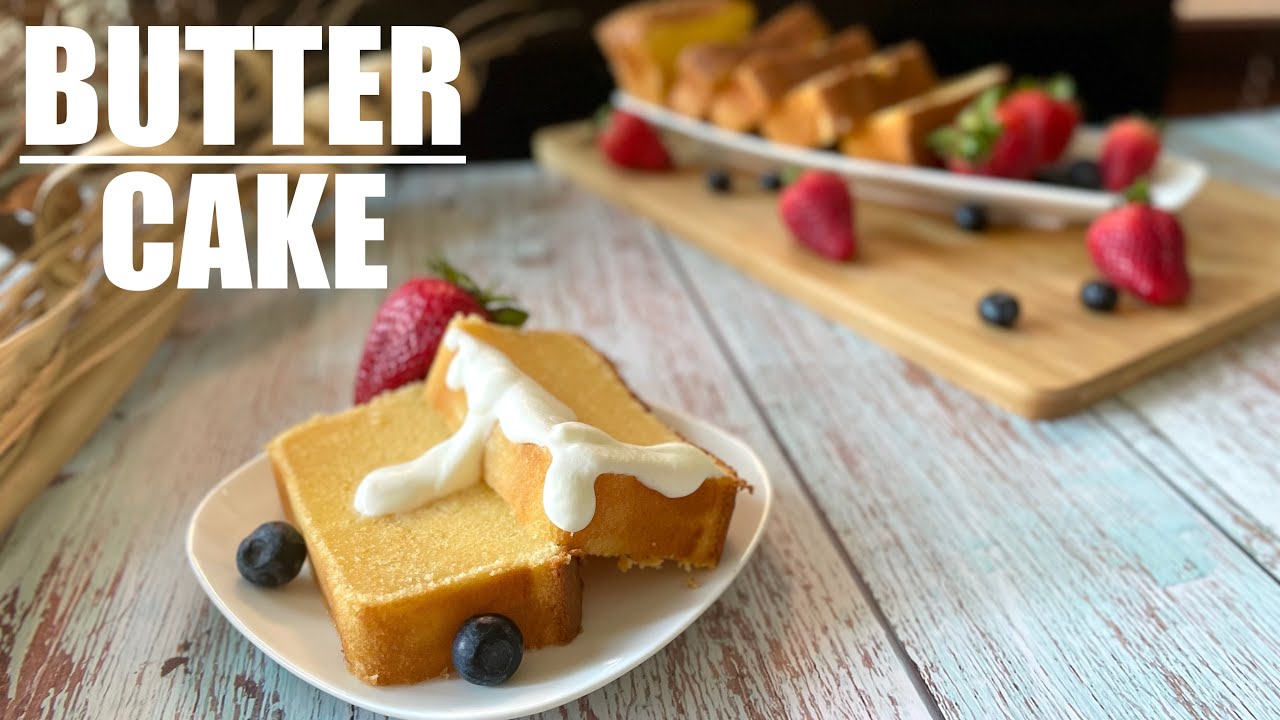 Super Soft moist and extremely rich butter cake recipe. Learn how to ...
