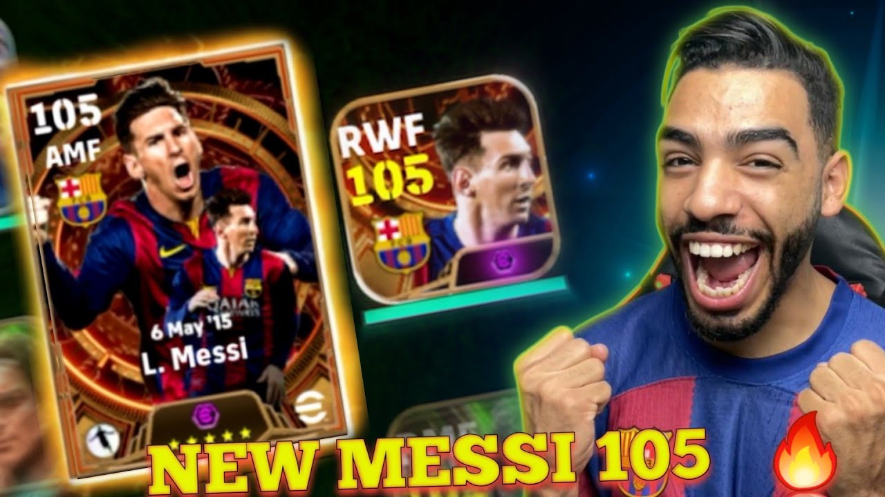 L. MESSI 105 GAMEPLAY REVIEW 🥶🐐 2015 version EFOOTBALL 24 MOBILE - YouTube