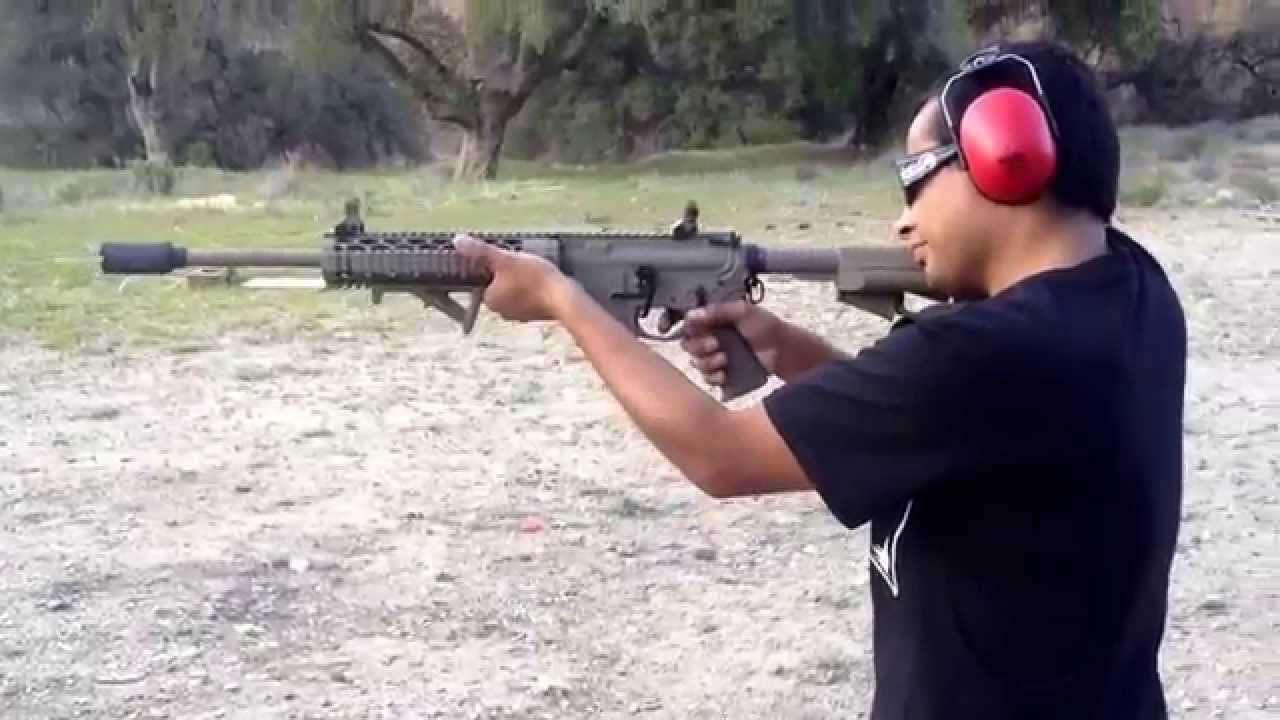 Danny Dunn Getter Done shooting a AR47 rifle.. Shoot and aim - YouTube