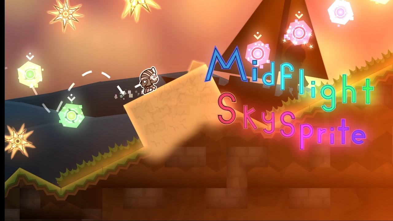 Midflight Skysprite by Vicolor (ALL COINS) (Demon) | Geometry Dash 2.2 - YouTube