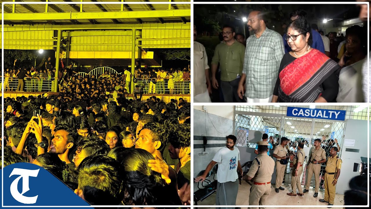 Ministers R Bindu, P Rajeev arrive at Kalamassery Medical College in ...