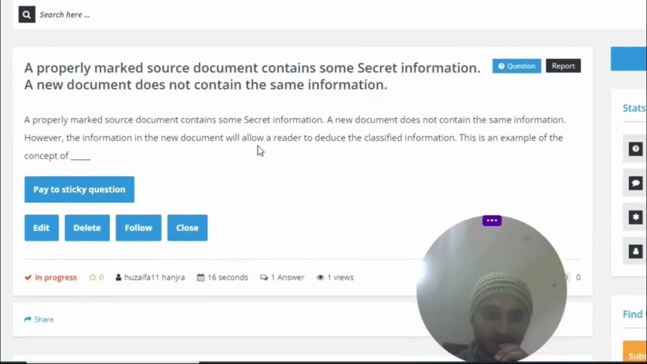 A properly marked source document contains some Secret information. - YouTube
