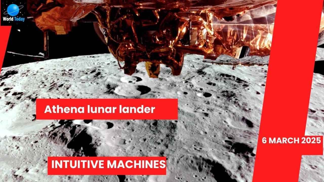 🚀 Athena Lunar Lander’s Historic Touchdown Near Moon’s South Pole! 🌕 ...