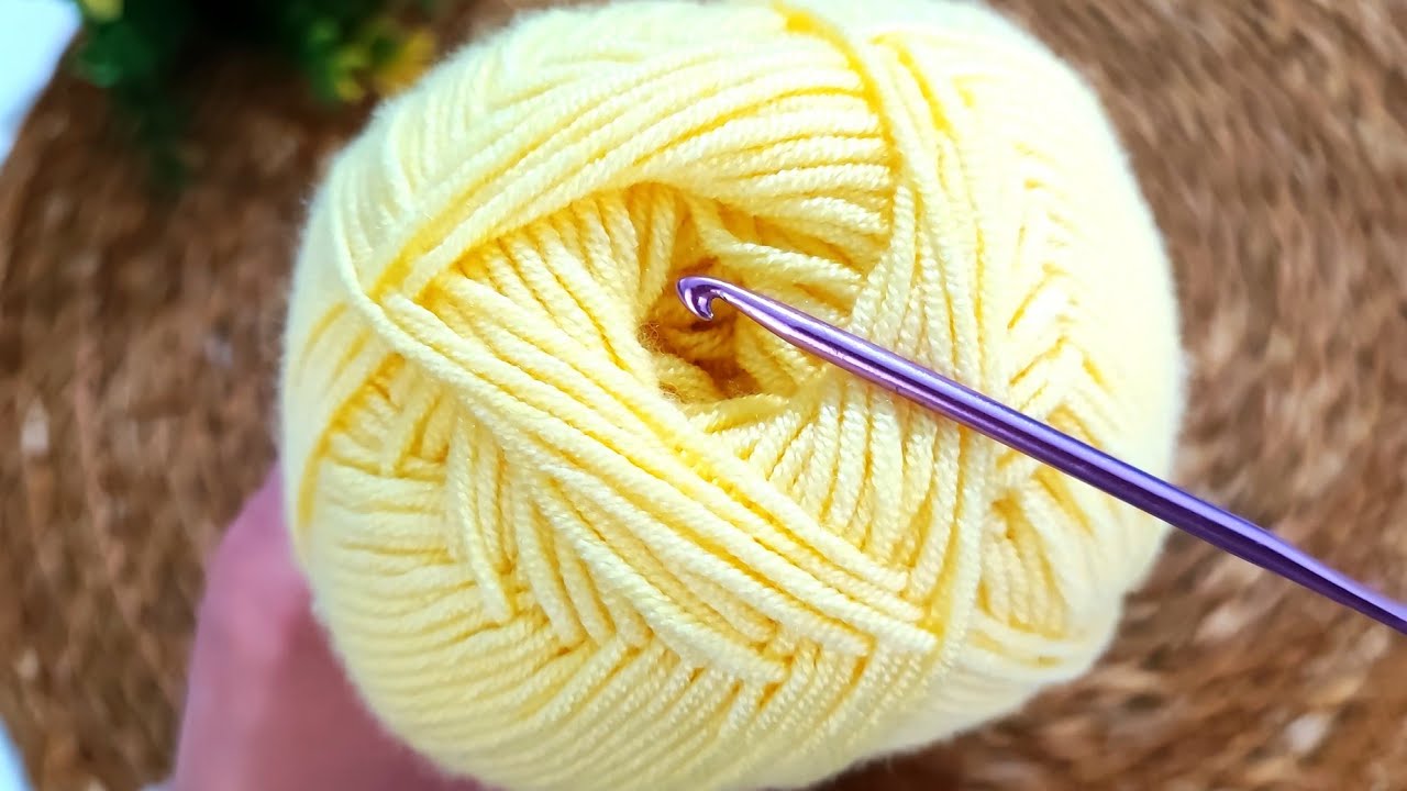 Unusual crochet pattern! Only 2 rows / You will not believe it ...