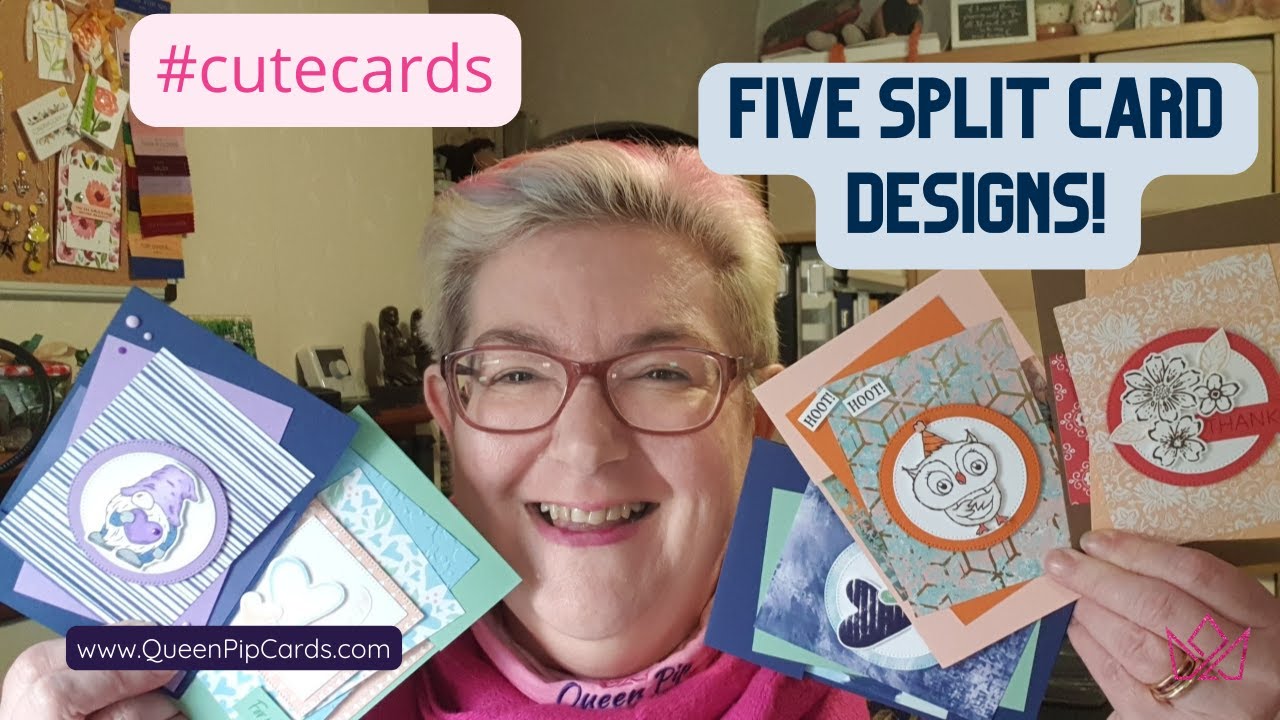 How To Make FIVE Split or Gap Cards - YouTube
