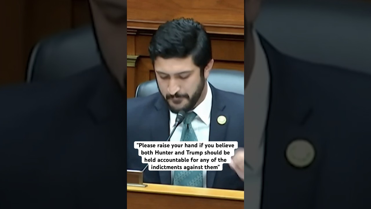Rep. Greg Casar asks House Oversight if they believe Hunter & Trump ...