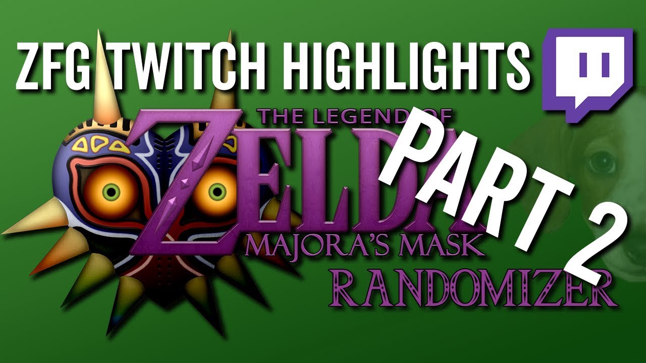 Majora's Mask Randomizer (Part 2) - ZFG Twitch Highlights - YouTube