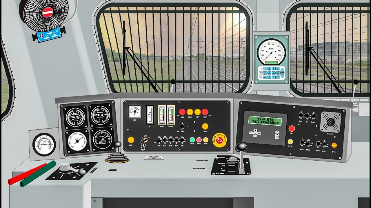 HOW TO DRIVE ELECTRIC LOCOMOTIVE | OPEN RAILS | Indian Railways - YouTube